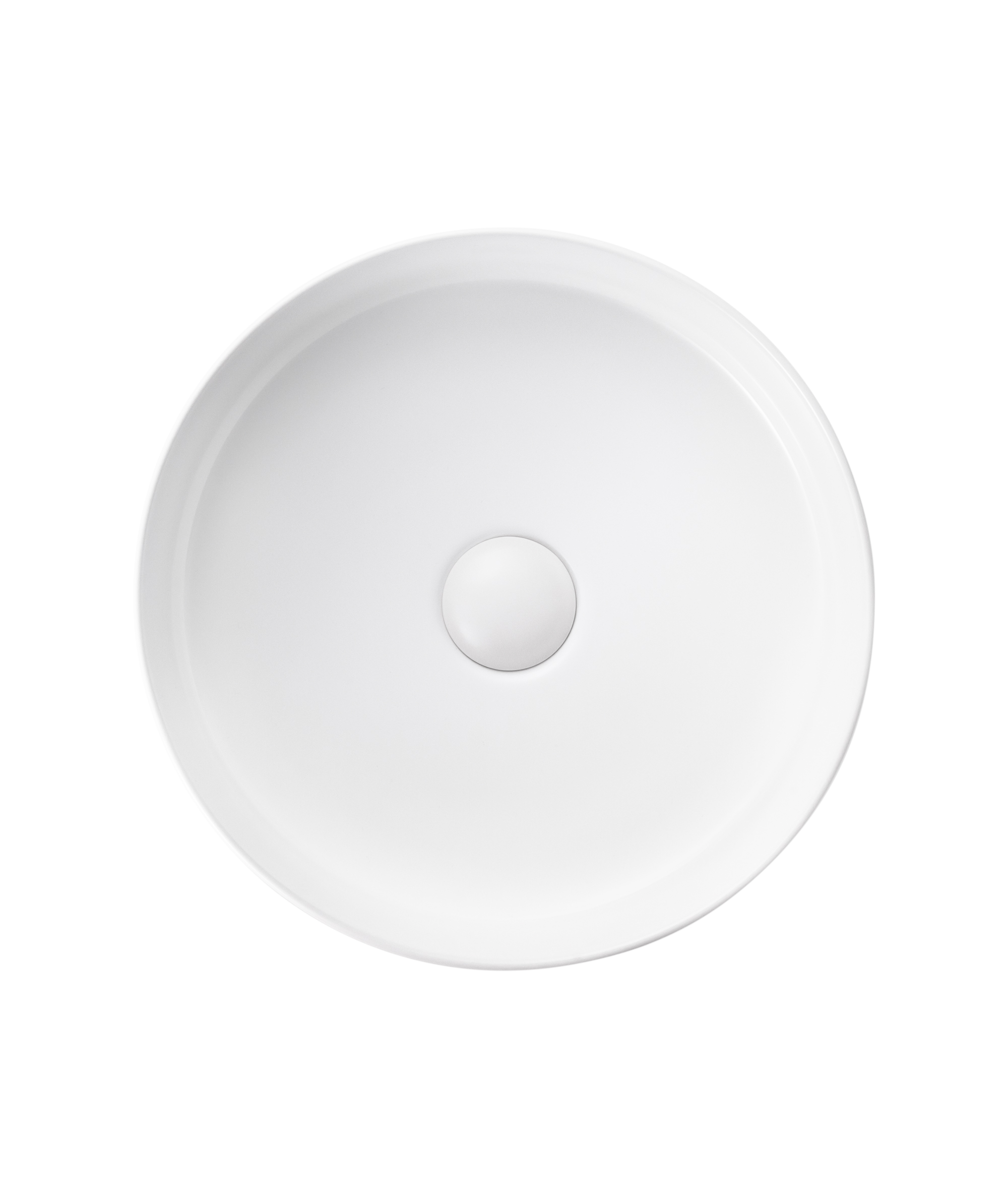 Arko 355 ceramic basin - White Silk Matte | Seima