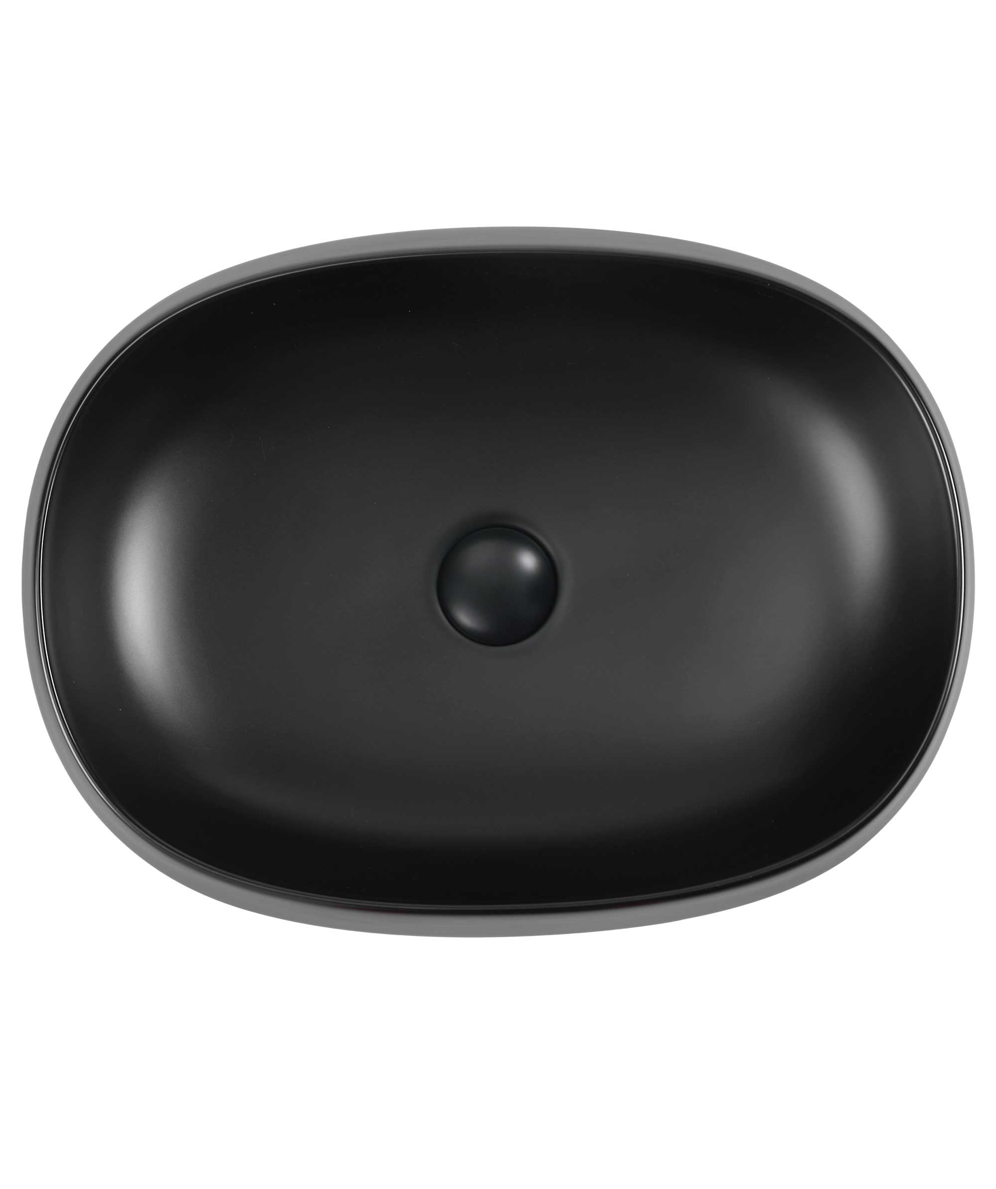 Loni 540 ceramic basin - Black Silk Matte | Seima